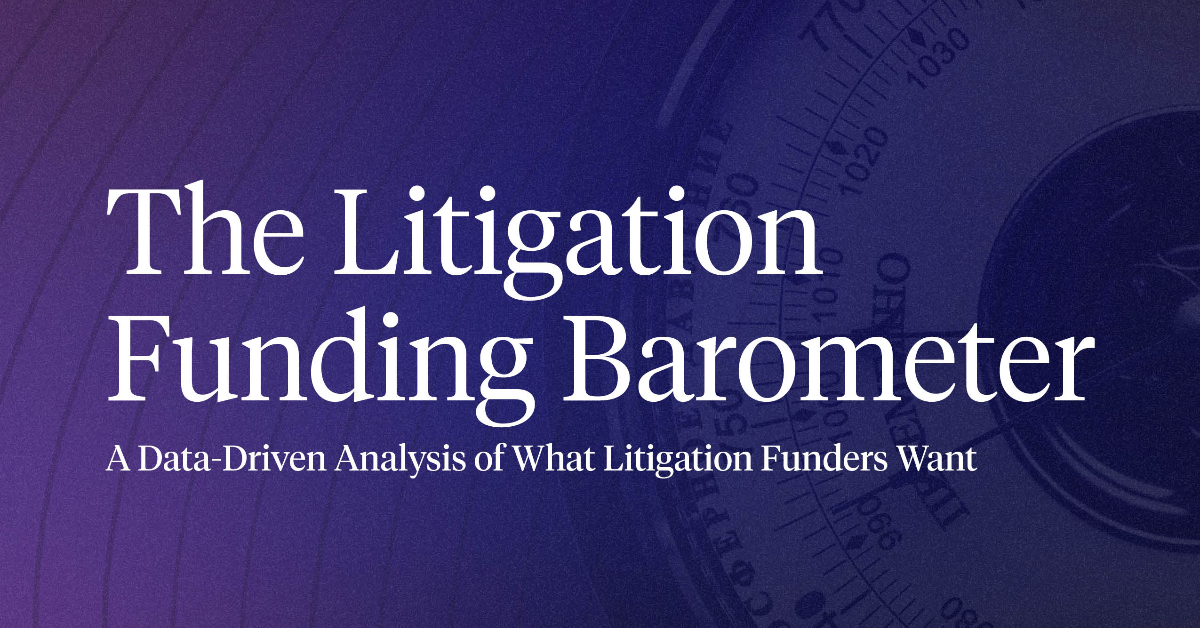 The Litigation Funding Barometer | LexShares